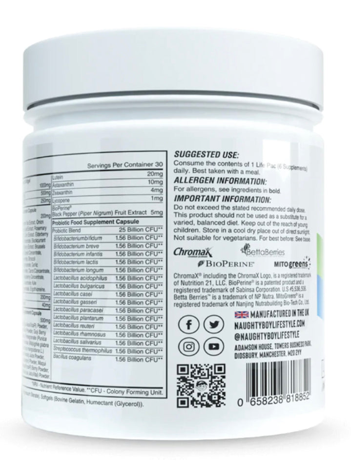 Life Pac – Inception Nutrition